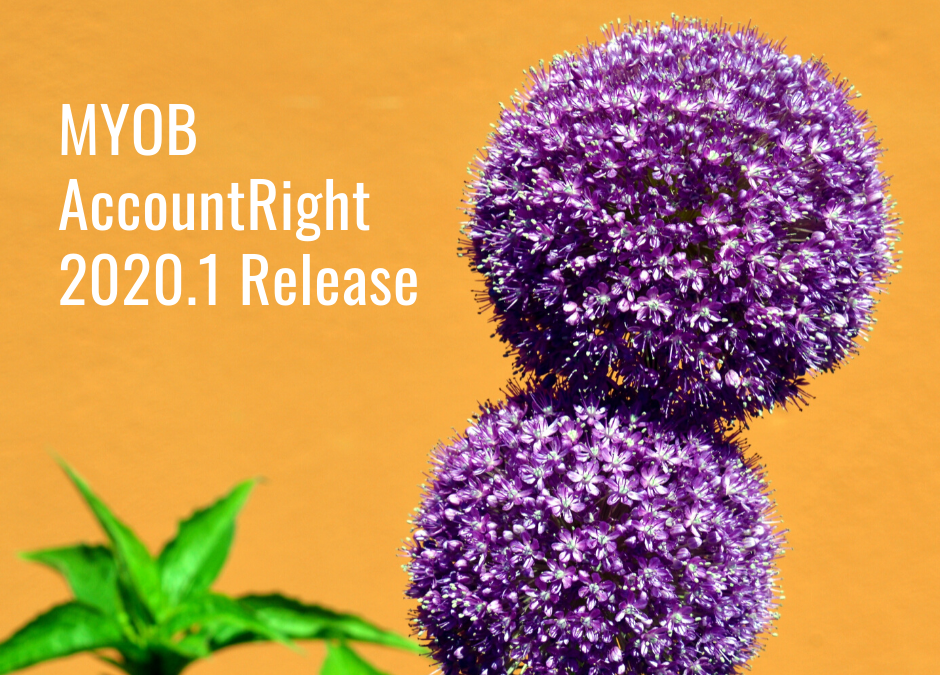 MYOB AccountRight 2020.1 Release - the 'Need to Know' Guide - 3rd Arm Admin
